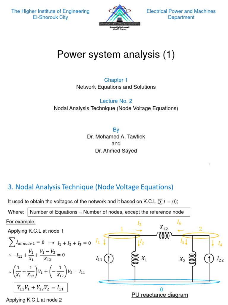 2 Lecture 2 Nodal Analysis Technique | Download Free PDF | Electronic Circuits | Electrical Circuits