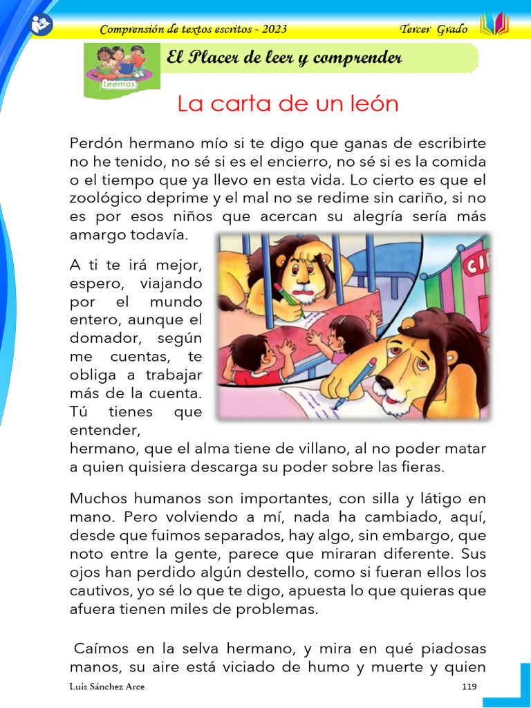 23 - La Carta de Un Leon-Desbloqueado | PDF