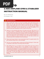 A3 Pro v2 Flight Controller 6 Axis Airplane Gyro and Stabilizer System ...