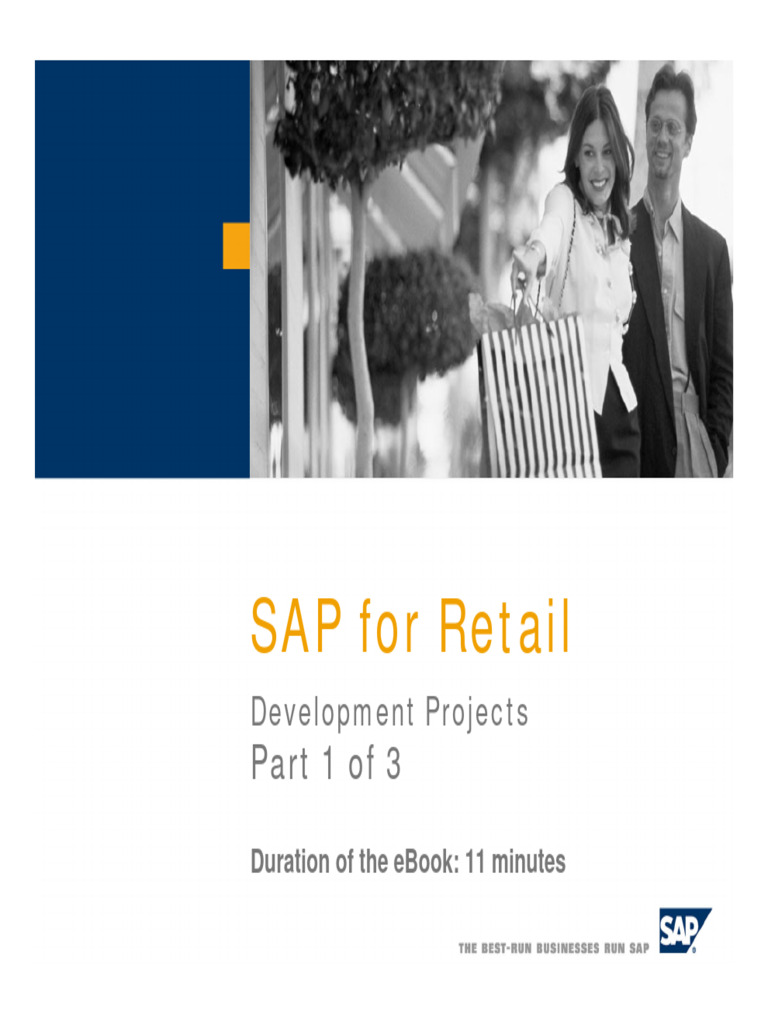 SAP For Retail - Dev Projects - Part 1 of 3 | PDF | Point Of Sale | Retail