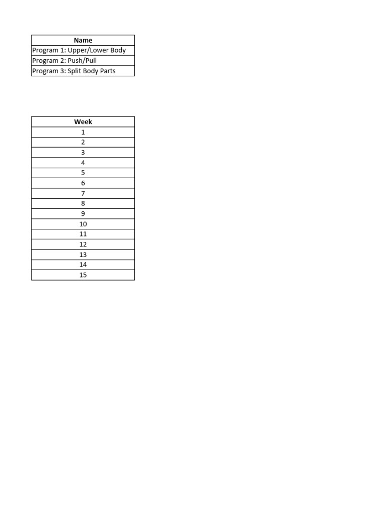 Lean Bulking Workout and Meal Plan | PDF | High Intensity Interval ...