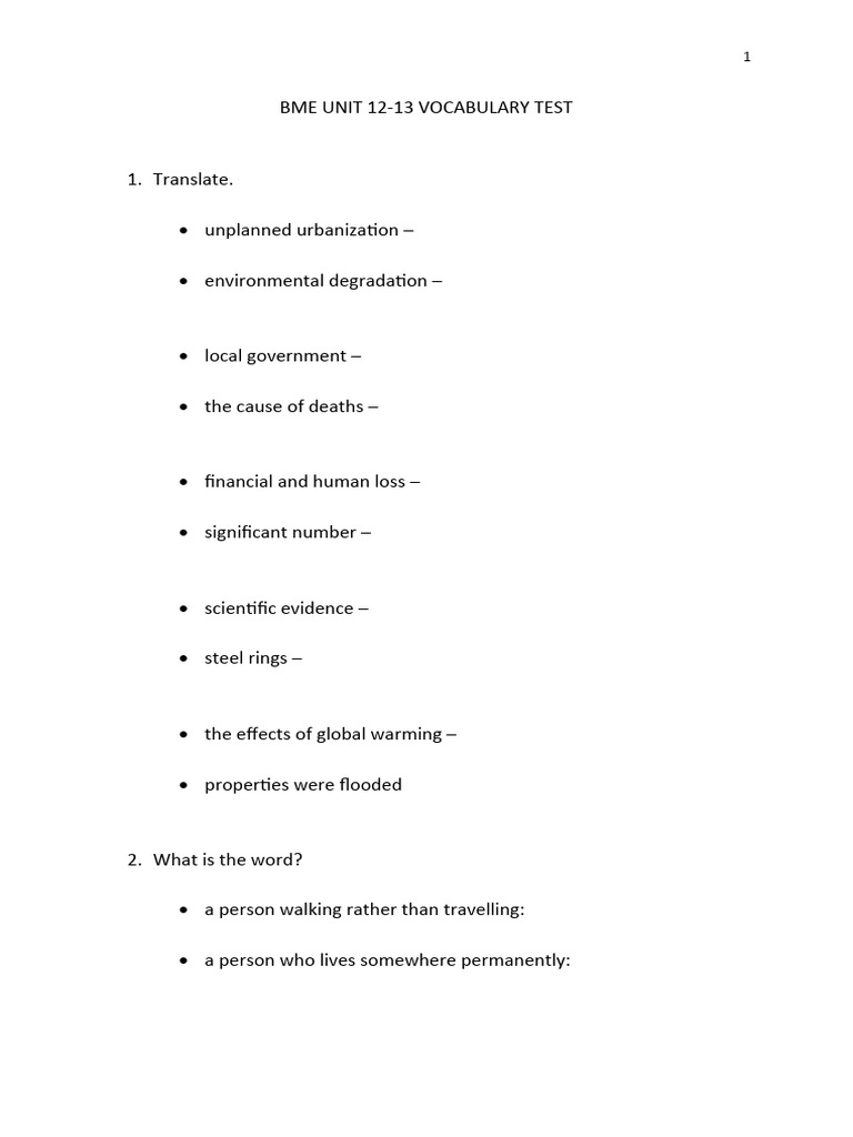 Bme C1 Unit 12 | PDF | Science & Mathematics