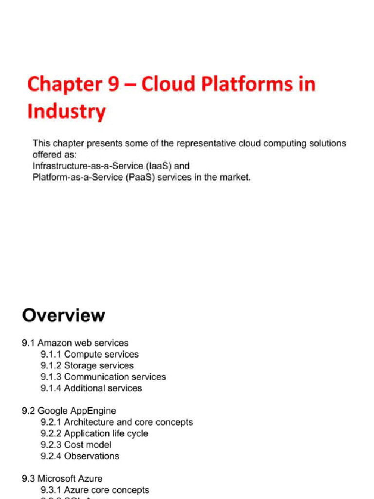Cloud Computing Module 5 | PDF