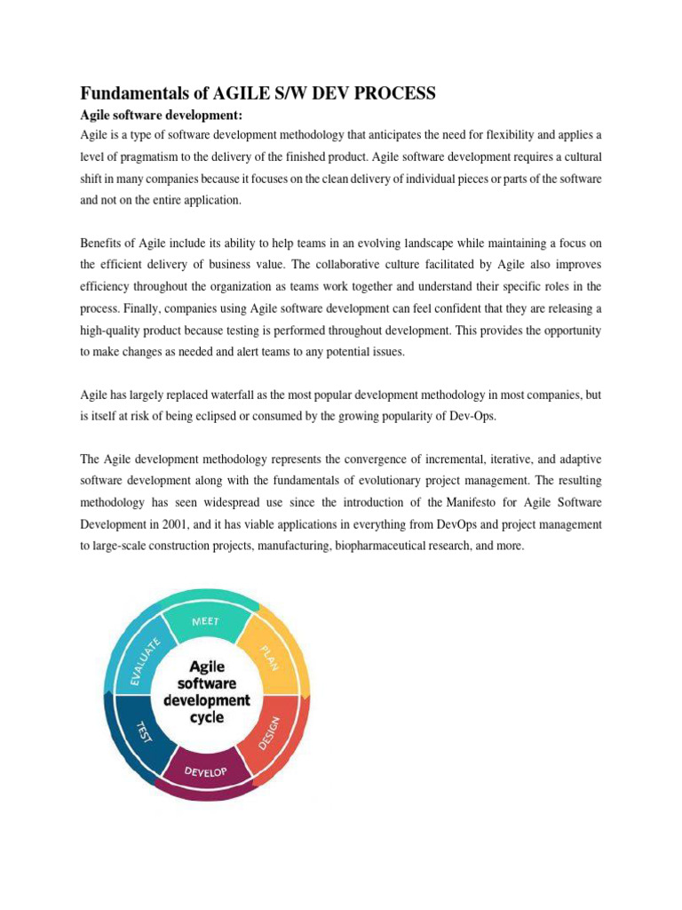 Agile Unit I | PDF | Scrum (Software Development) | Agile Software Development
