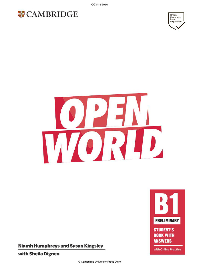 Vebuka Open World Preliminary Students Book With Answers | PDF