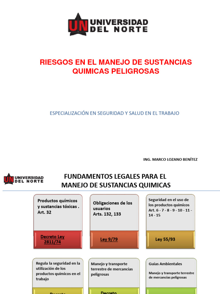 Manejo de Sustancias Peligrosas | PDF | Ácido | Naturaleza