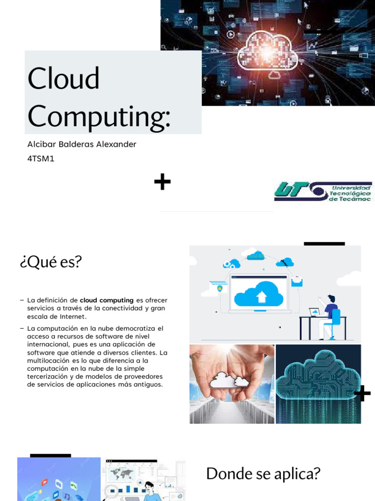 Presentación 8 | PDF | Computación en la nube | Escalabilidad