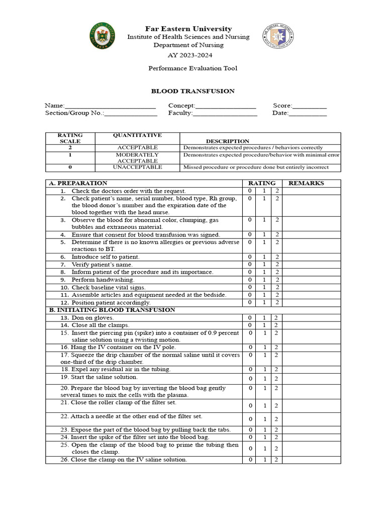 Blood Transfusion Etool 2023 | PDF | Blood Transfusion | Blood Type