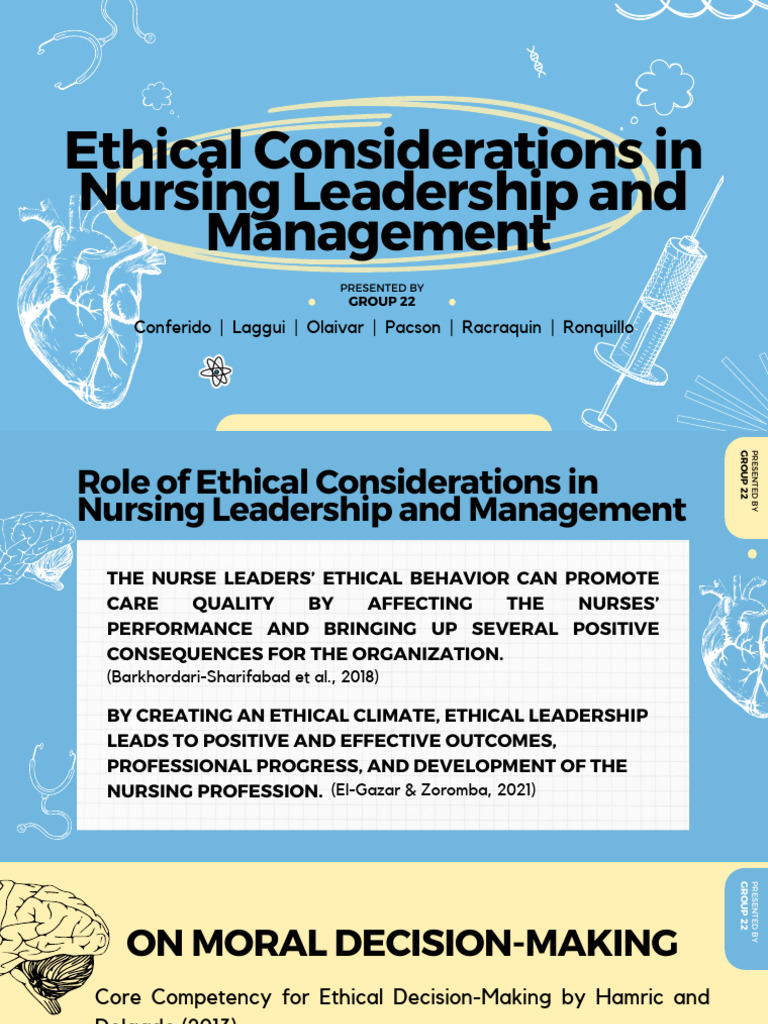 Ethical Leadership in Nursing Management | PDF | Conscience | Decision Making