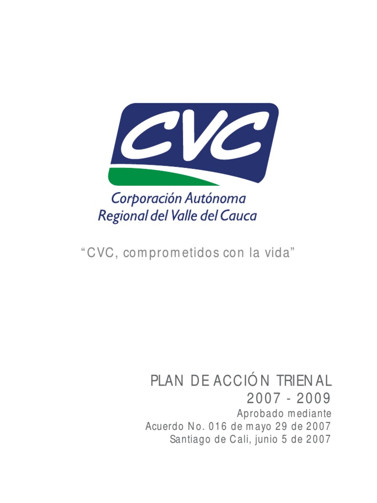 CVC - Pat 2007-2009 | PDF | Desarrollo sostenible | Planificación