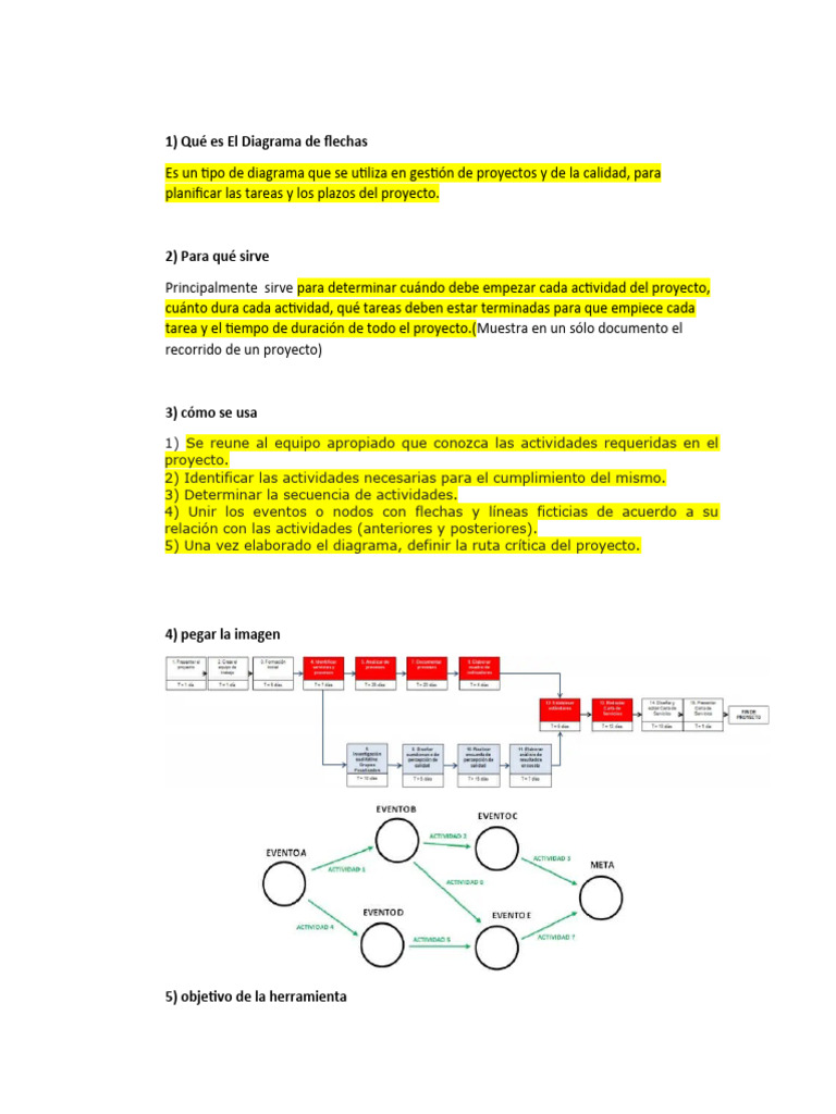 Qué Es El Diagrama de Flechas | PDF