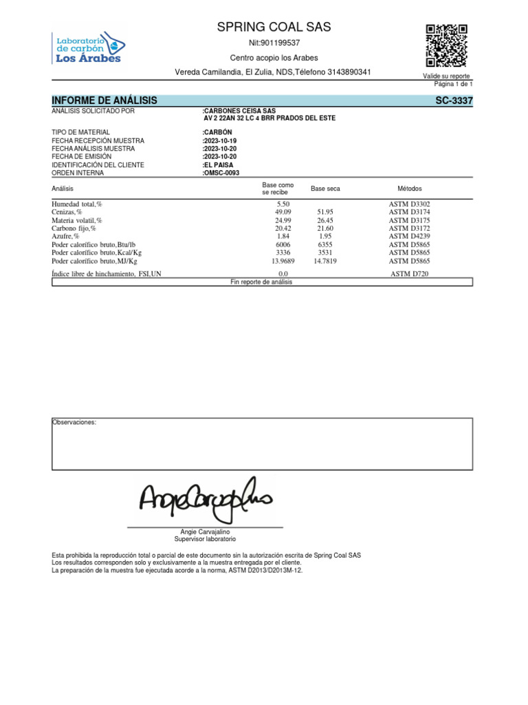 SC 3337 | PDF | Química