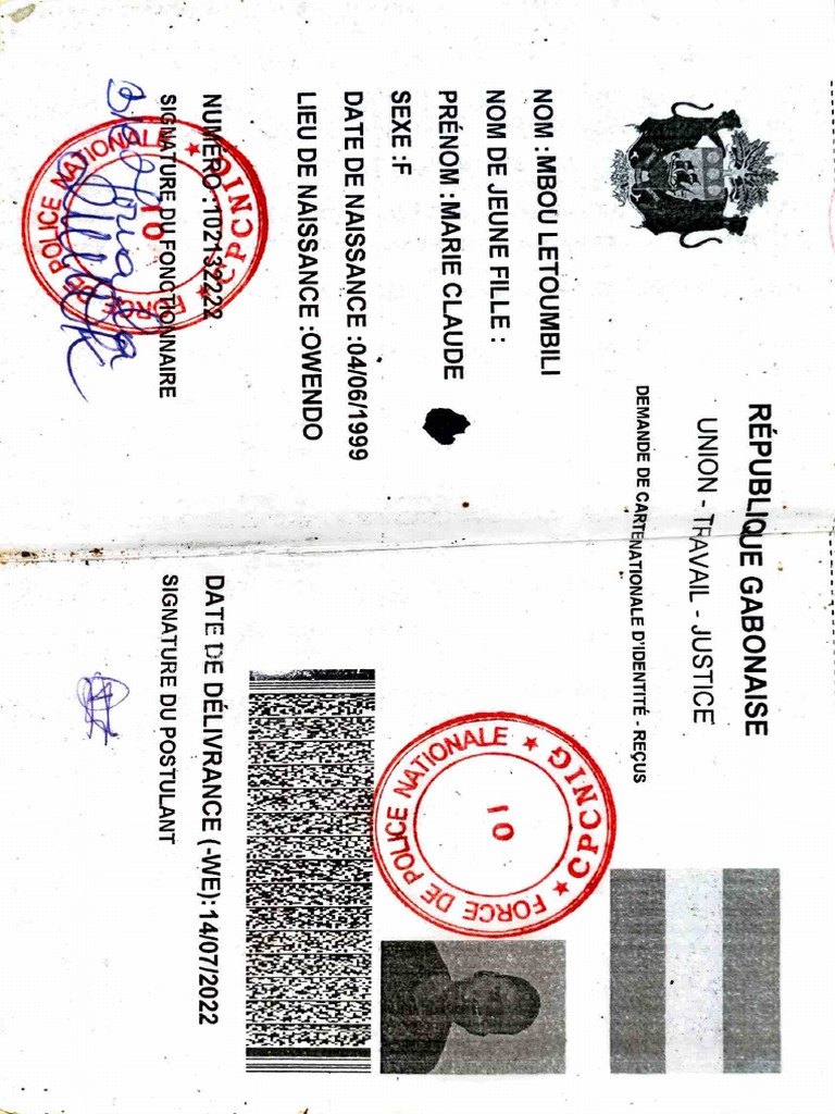 Piece Identité PDF | PDF