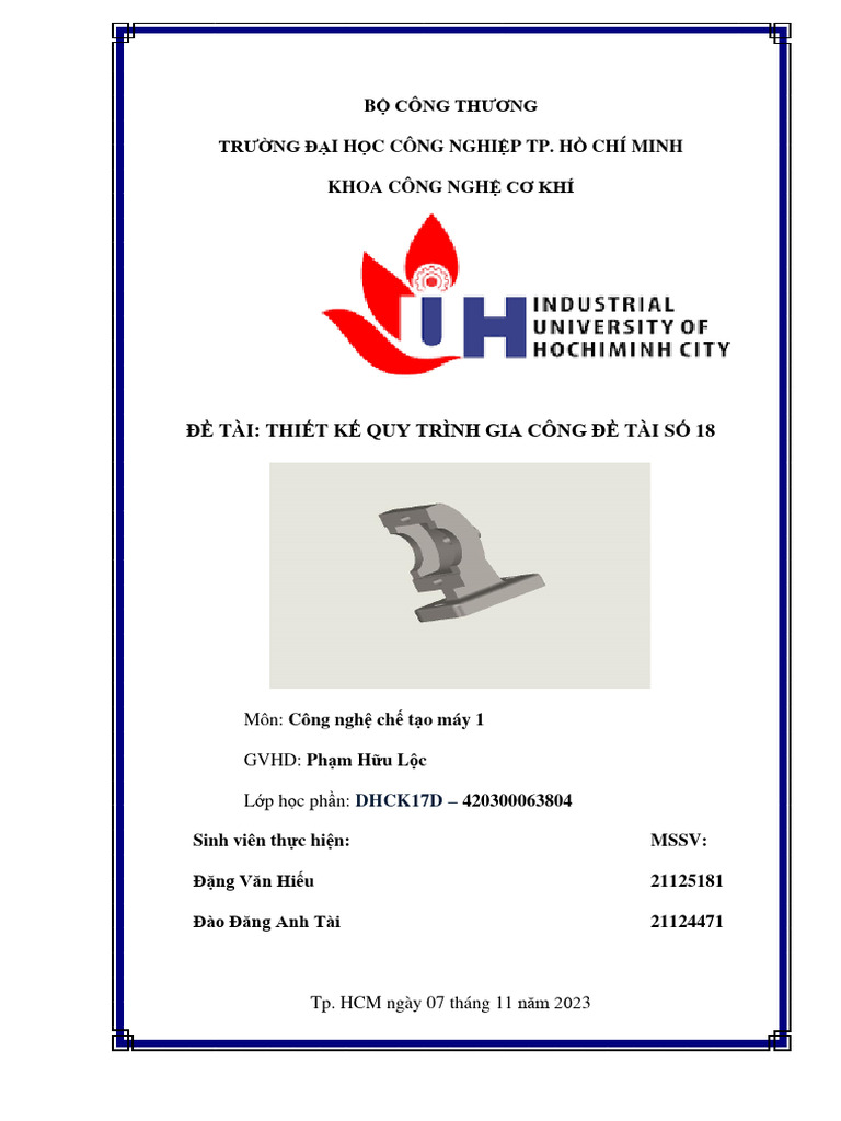 Bài Báo Cáo CNCTM | PDF