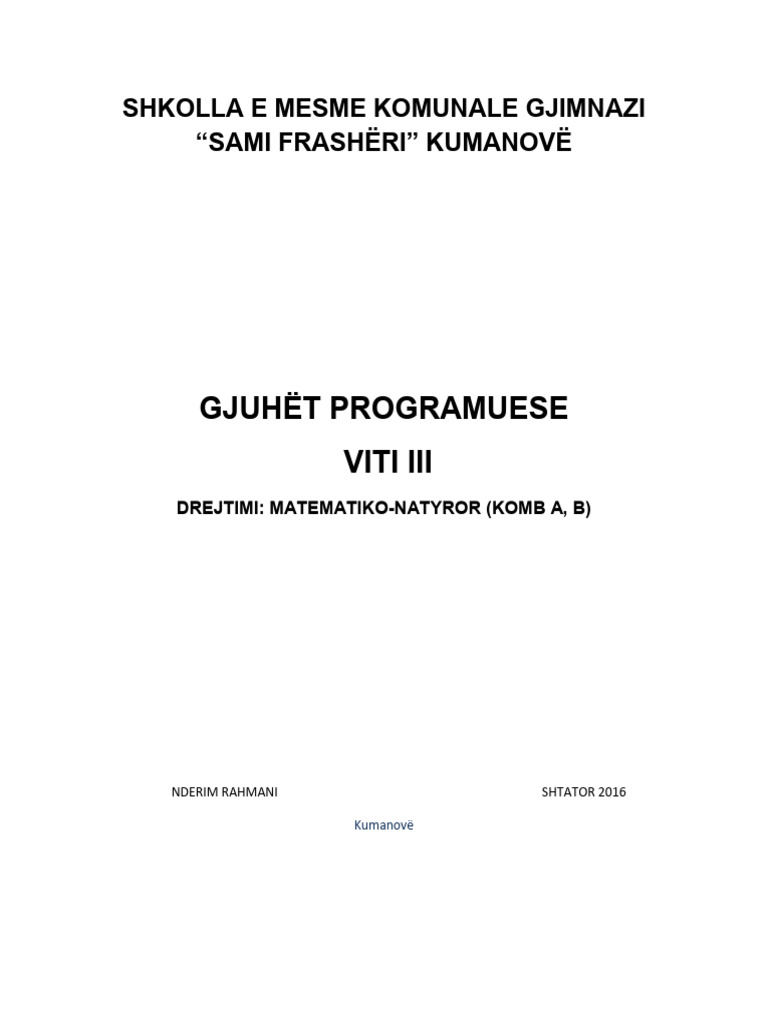 Skripta - Viti - III PJesa1 | PDF