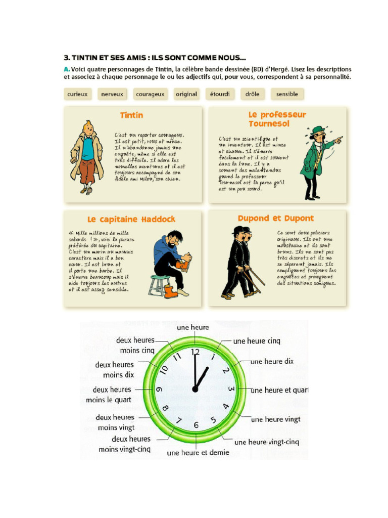 Cours 14 - Les Heures Fle | PDF