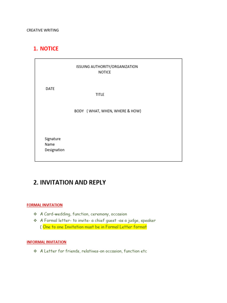 Creative Writing Skills - All Formats | PDF | Career & Growth