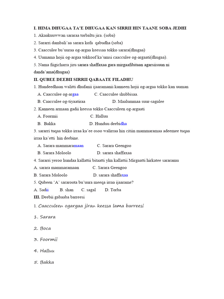 Og-Artii Kutaa 5ffaa | PDF