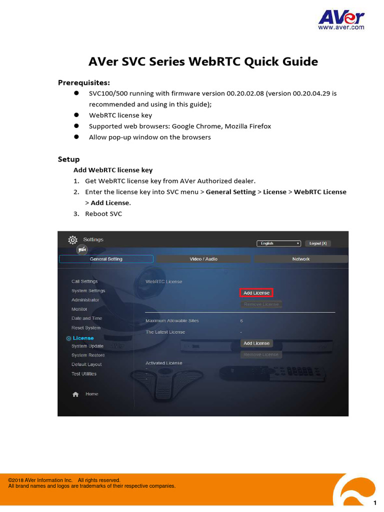 SVC Webrtc Sop | Download Free PDF | World Wide Web | Internet & Web