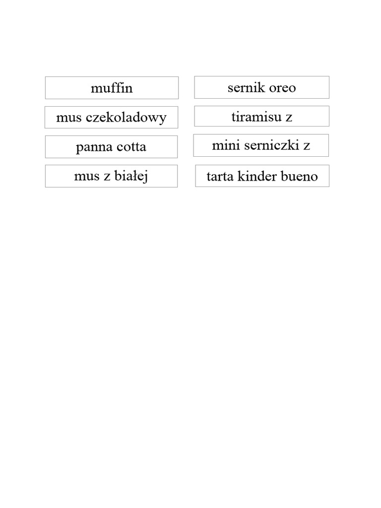 Pikery Slodki Stol | PDF