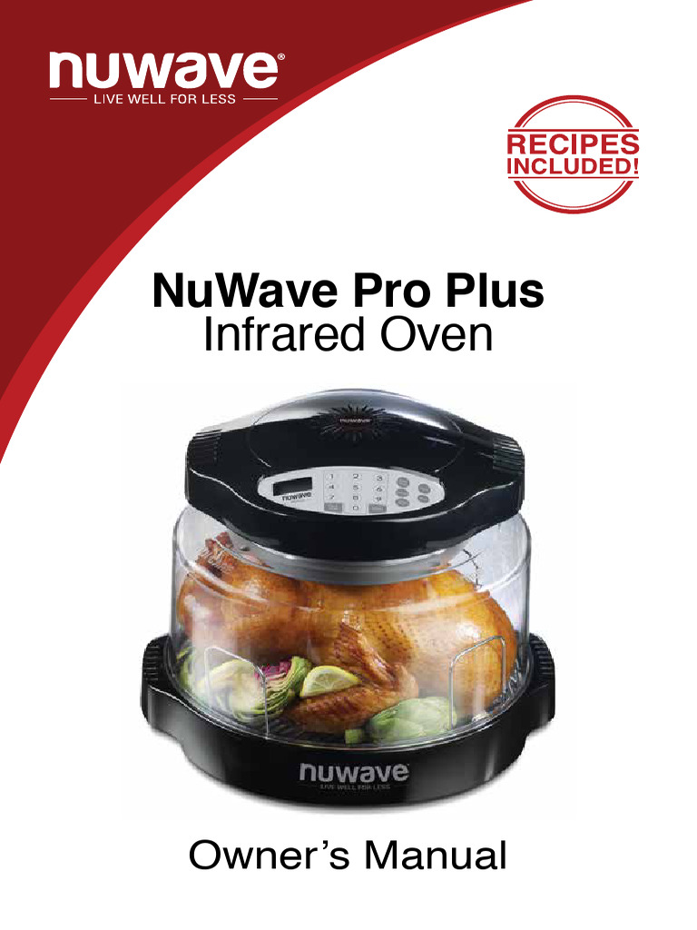 NuWave Pro Plus Manual | PDF | Roasting | Grilling