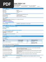 Msds CuSO4.5H2O | PDF | Personal Protective Equipment | Solubility