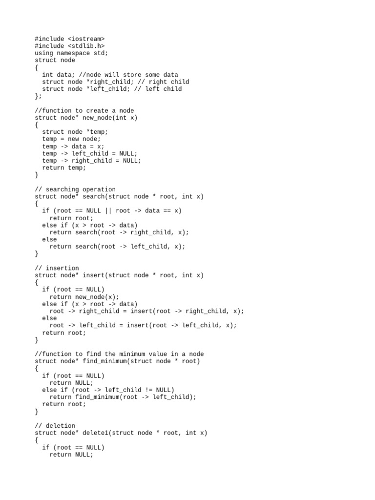 BST | PDF | Software Engineering | Computing BST | PDF | Software Engineering | Computing