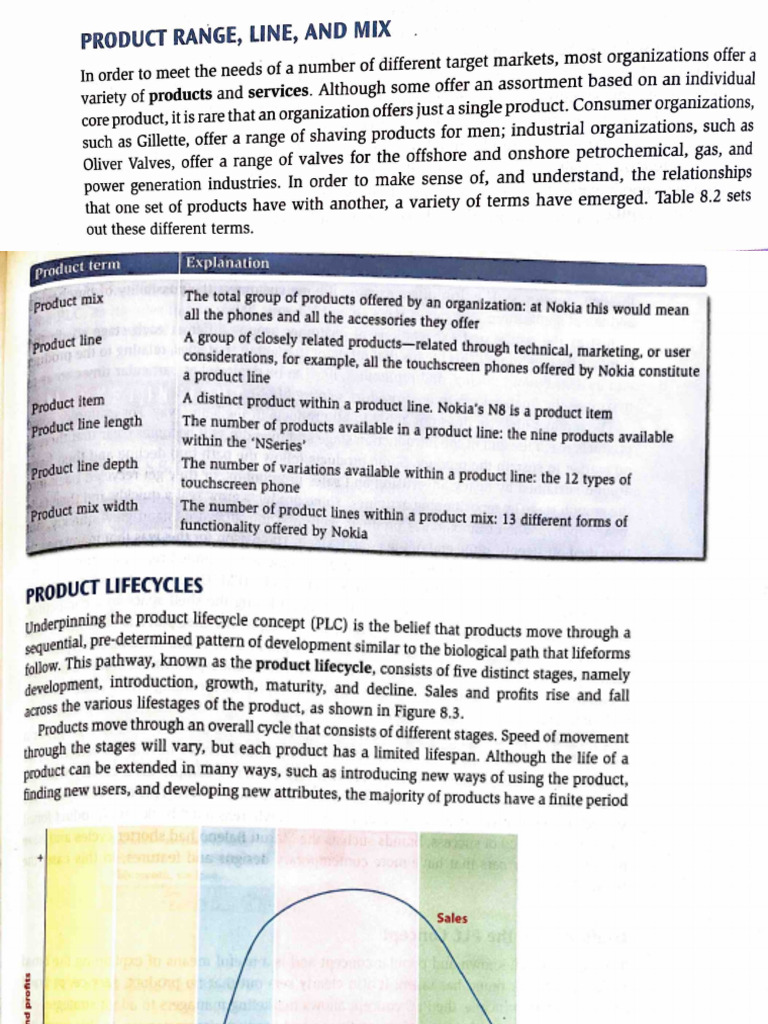 Product Mix Analysis and Product Life Cycle | PDF | Marketing