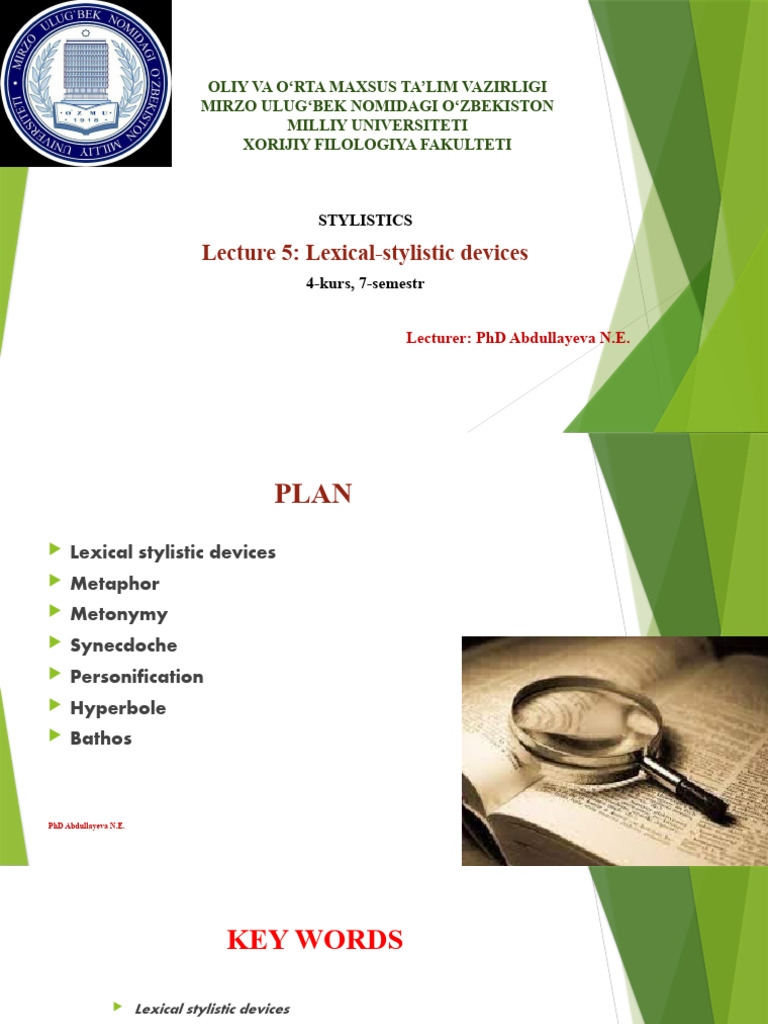 Lecture 5S | PDF | Rhetoric | Applied Linguistics