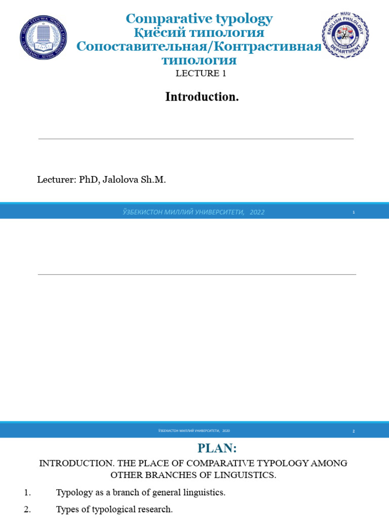Lecture 1 Introduction | PDF Lecture 1 Introduction | PDF
