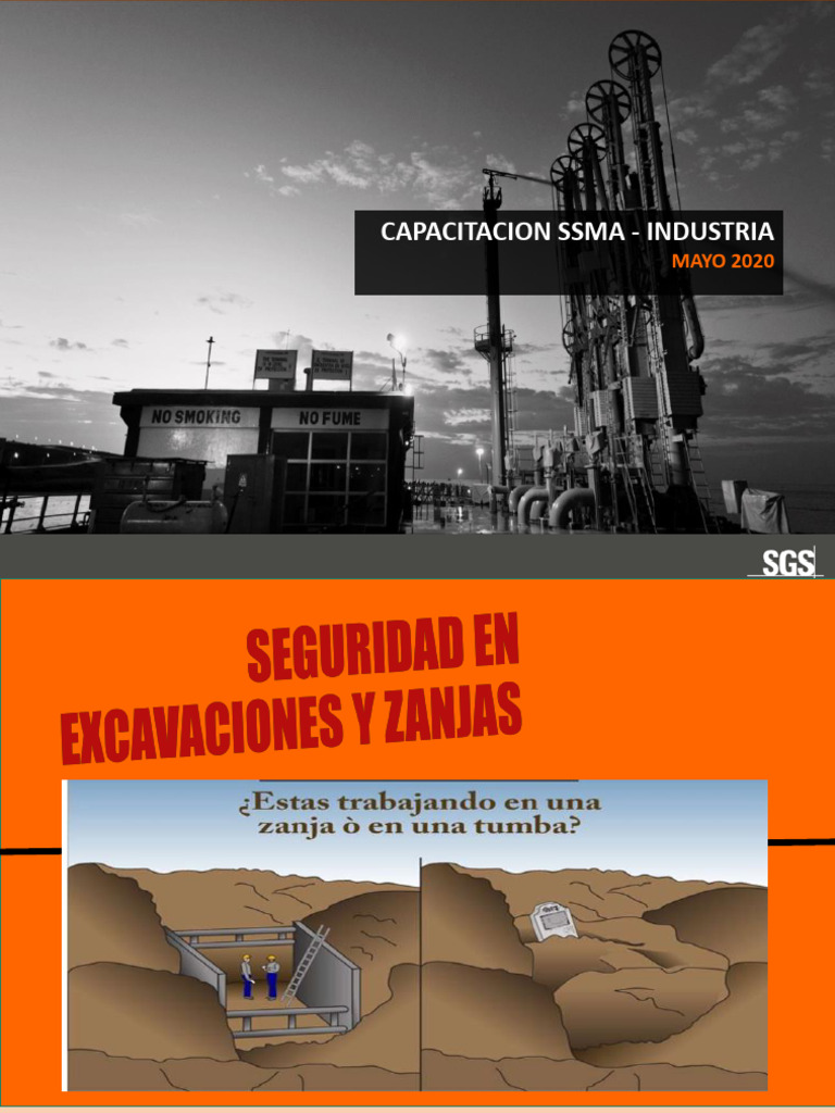 Seguridad en Excavacion y Zanja | PDF | Tierra | Materiales