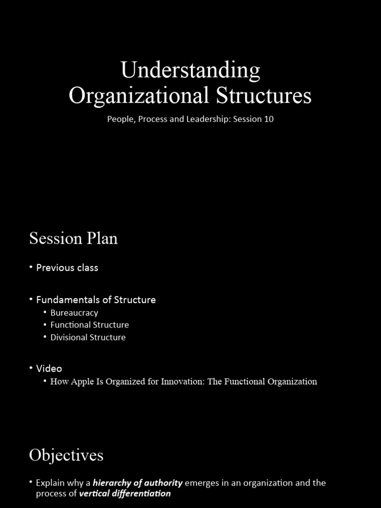 PPL Session 10 | PDF | Organizational Structure | Hierarchy