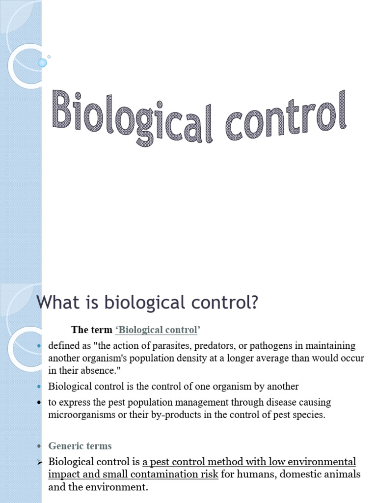 Biological Control | PDF | Biological Pest Control | Fungus