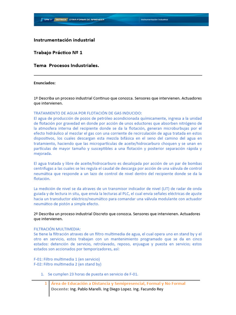 Trabajo - Practico - N - 1 2023 - JESUS PEREZ | PDF | Solenoide | Agua