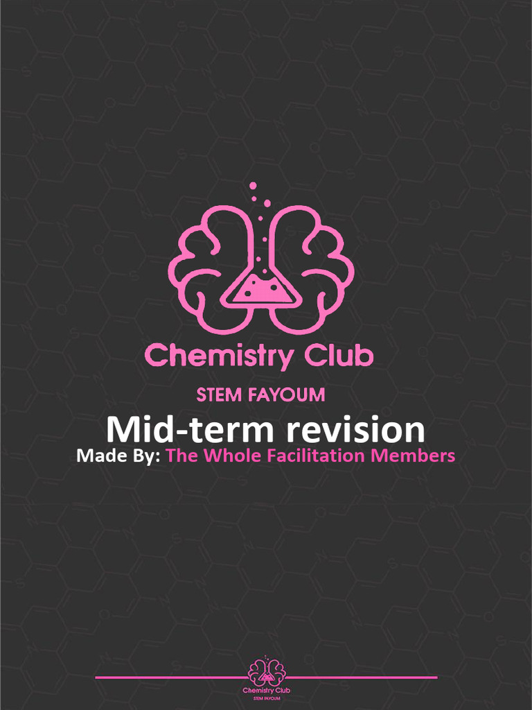 Final Revision-STEM Fayoum Chemistry Club | PDF | Chemical Reactions ...