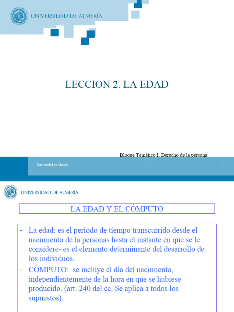 Leccion 2 LA EDAD | PDF | Estado (política) | Justicia