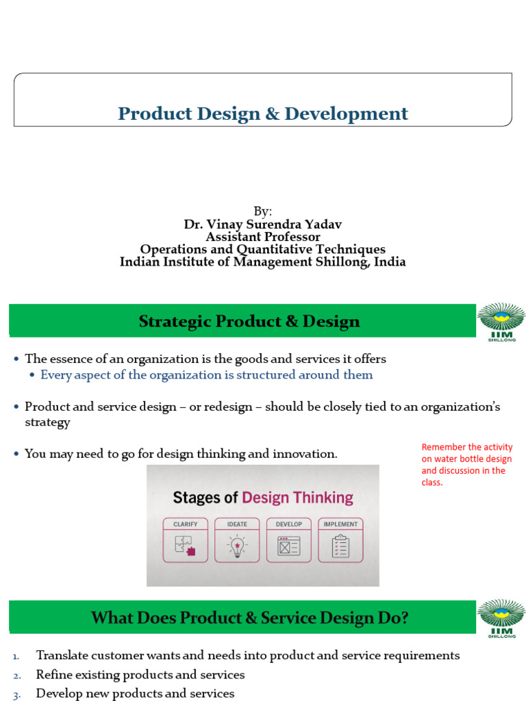 Session 2 - Product Development | PDF | Product (Business) | Supply Chain