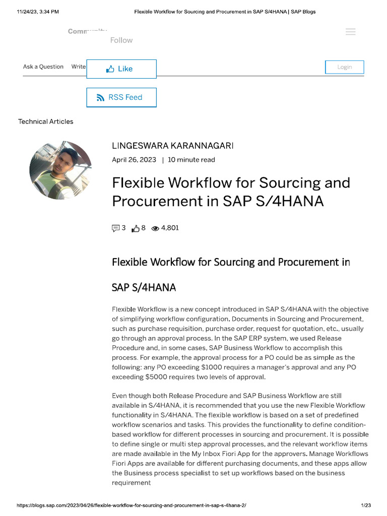 Workflow Flexivel - How To To PR | PDF