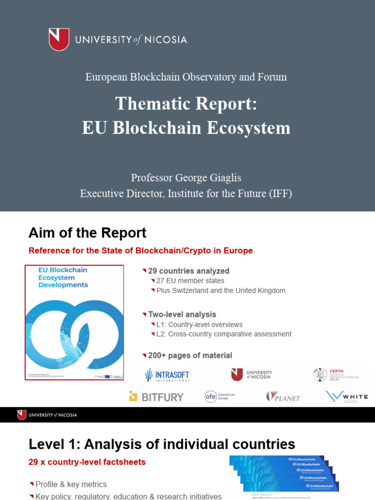 EU Blockchain Ecosystem Report 2023 | PDF | Economies