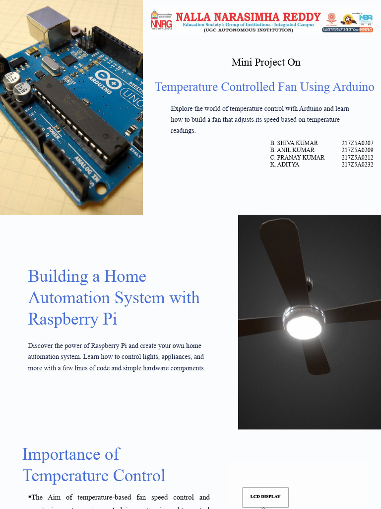 Temperature Controlled Fan Using Arduino Pdf Automation Arduino 4832