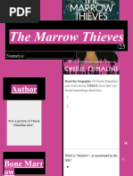 ENG2D0 The Marrow Thieves Note Taking | PDF