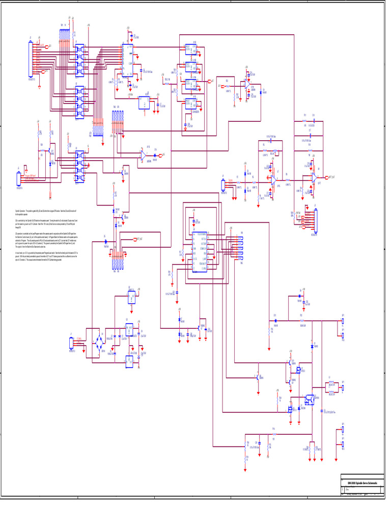 DM-3000 Spindle Servo Control Schematic | PDF