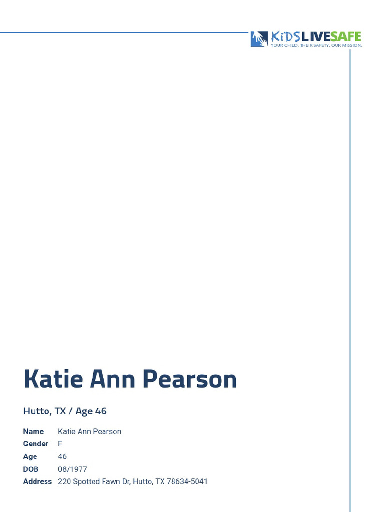 People Report - Katie Ann Pearson | PDF