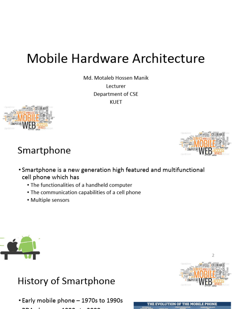 Mobile Hardware Architecture | PDF | System On A Chip | Smartphone