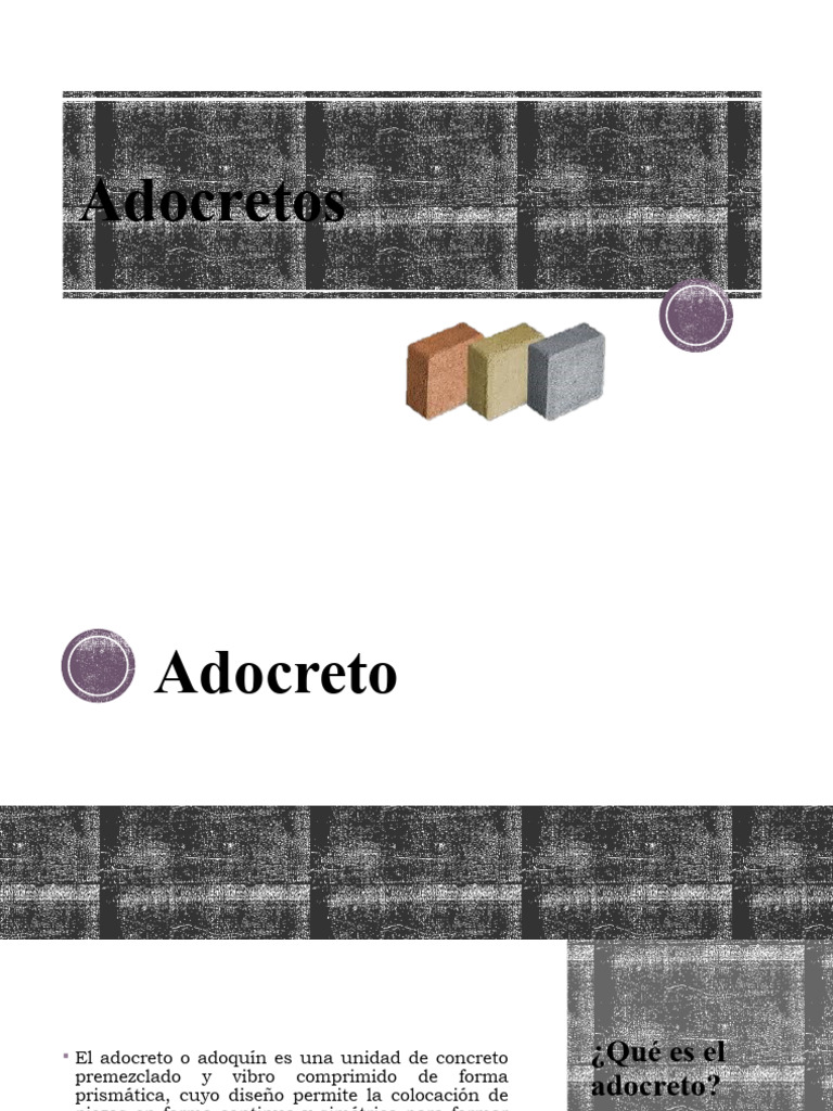 Guía sobre Adocreto y Adopasto | PDF | Hormigón