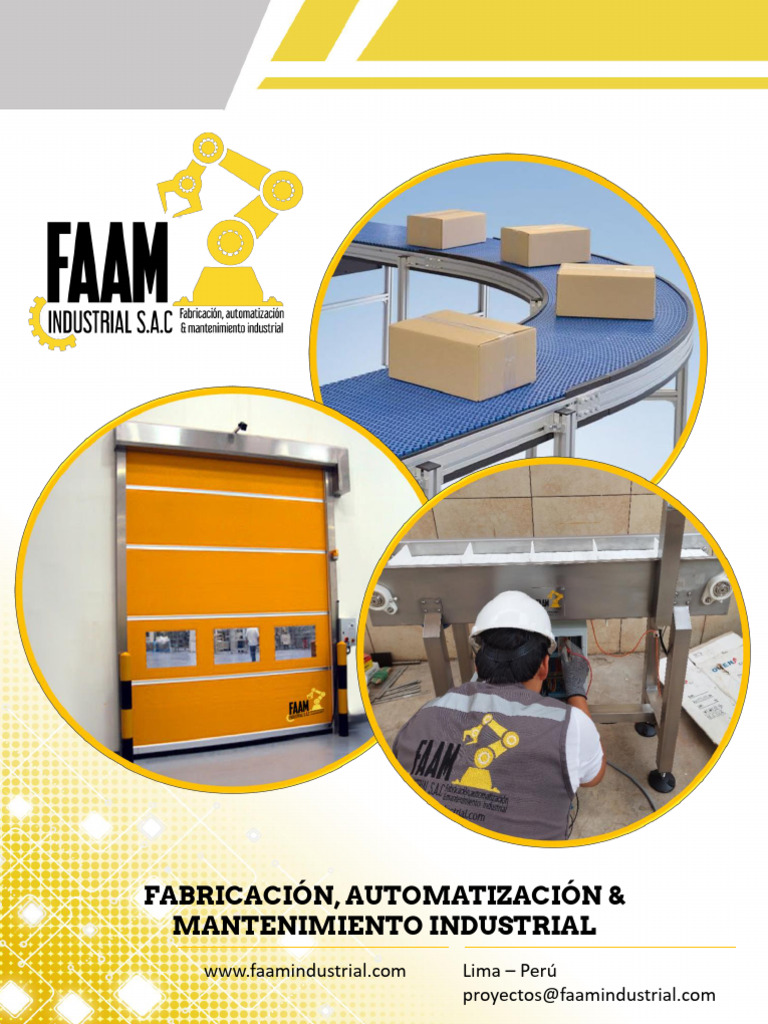 Brochure Faam Industrial 3.0 2023 | PDF | Acero | Automatización