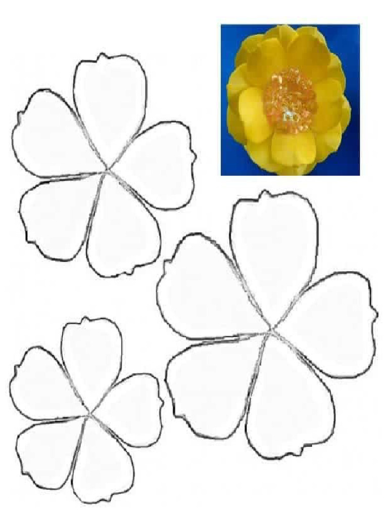 Molde de Flores | PDF