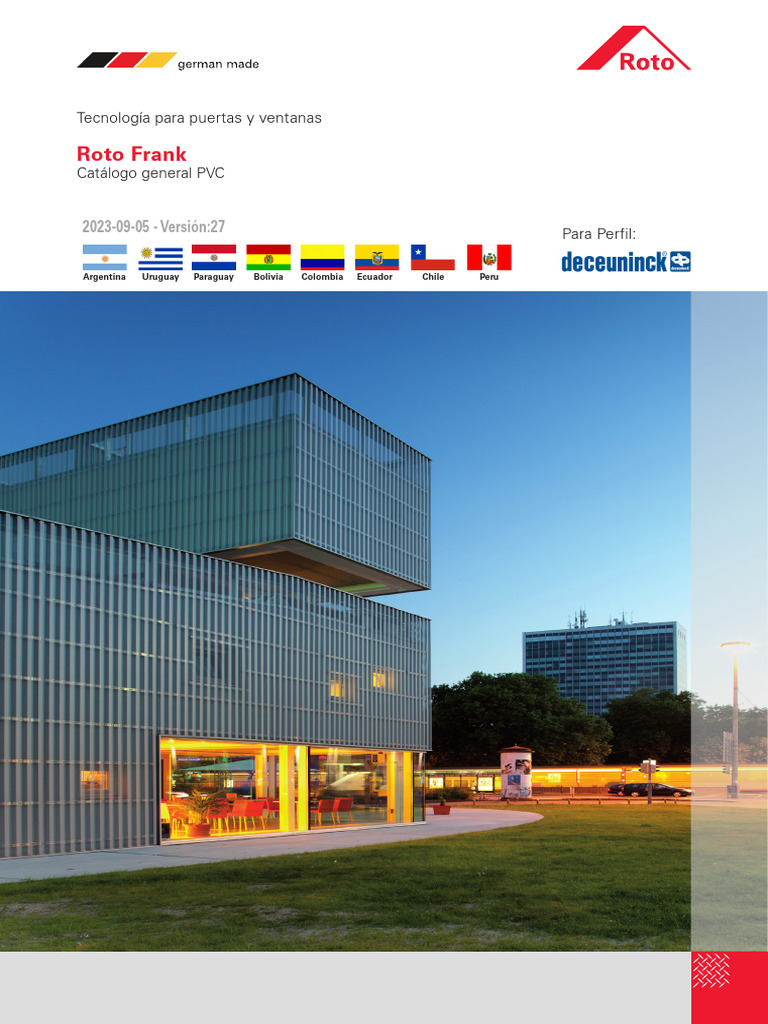 Manual Roto-Frank Deceuninck 2023-09-05 V27 | PDF | Ciencias fisicas ...