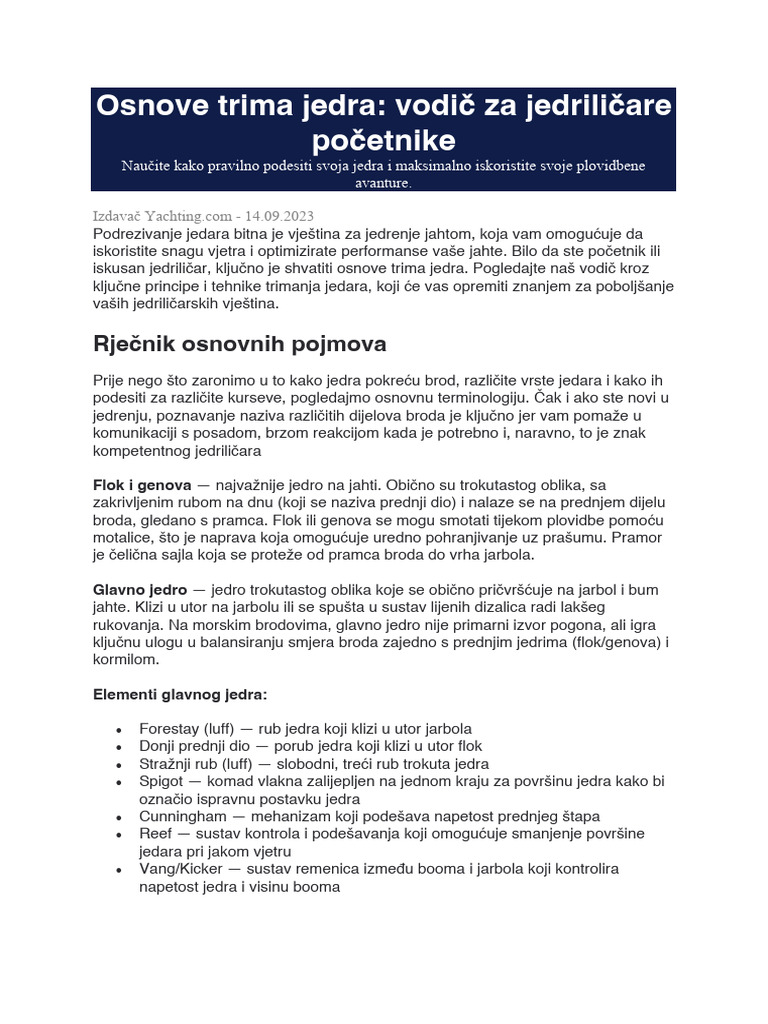Osnove Trima Jedra | PDF