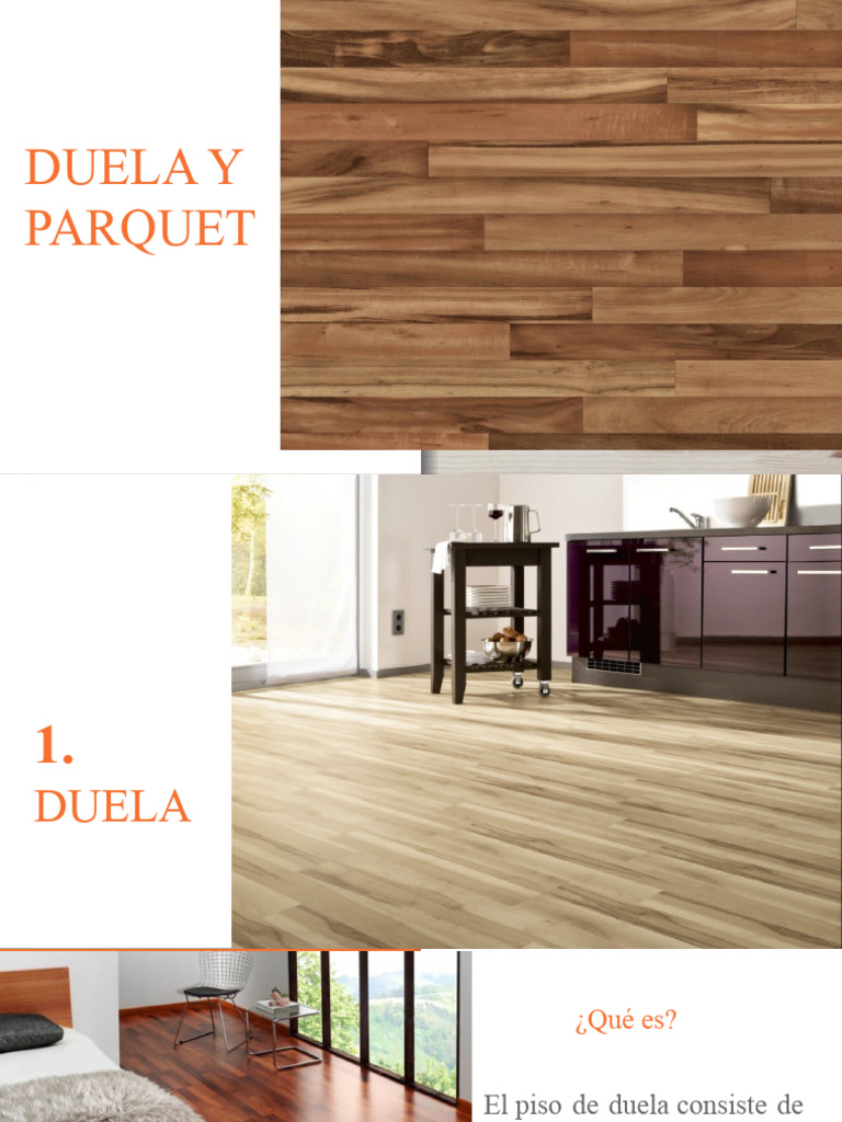 Duela y Parquet | PDF | Madera | Resistencia de materiales